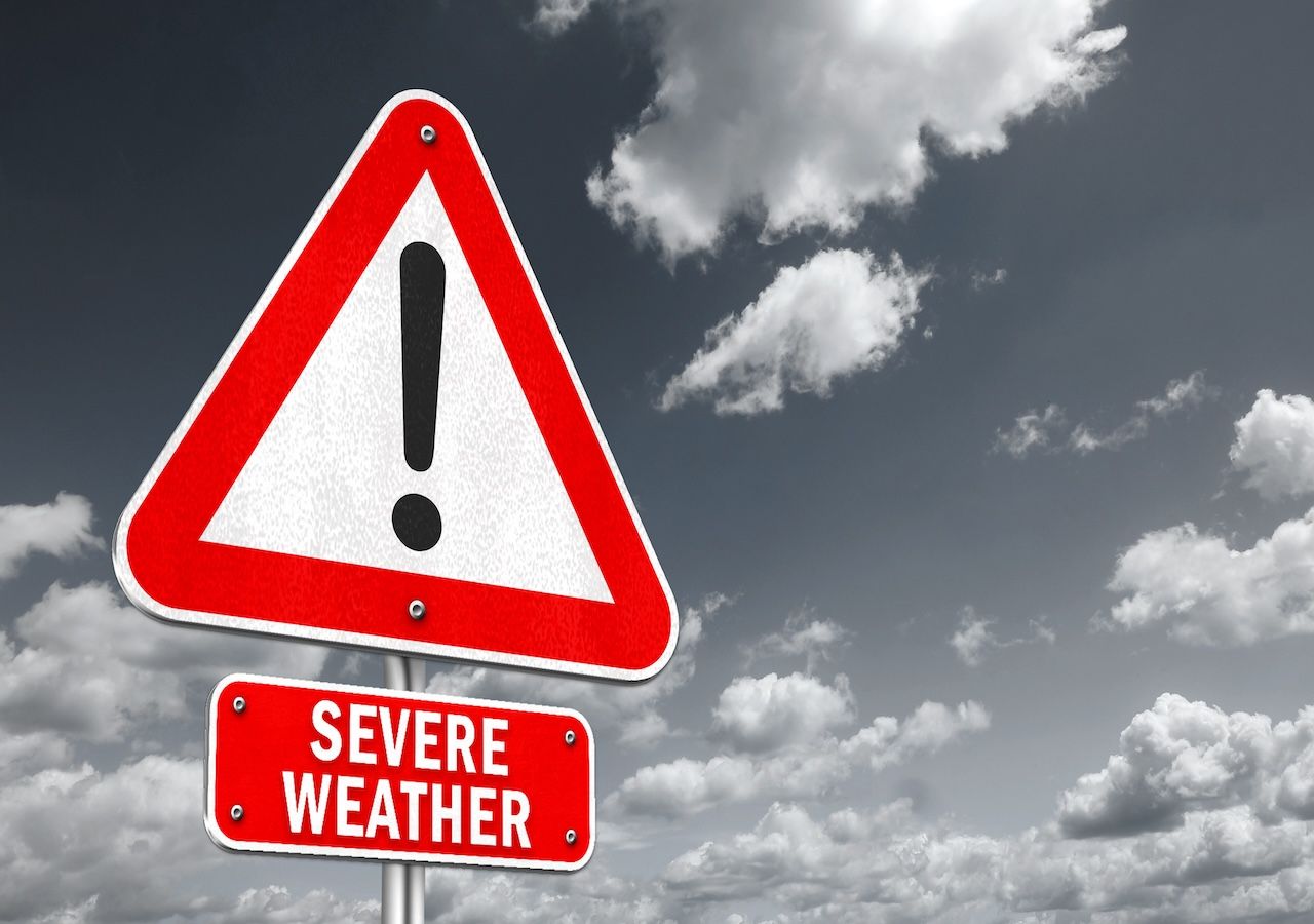 Met Office issues rare red Met Office issues rare red