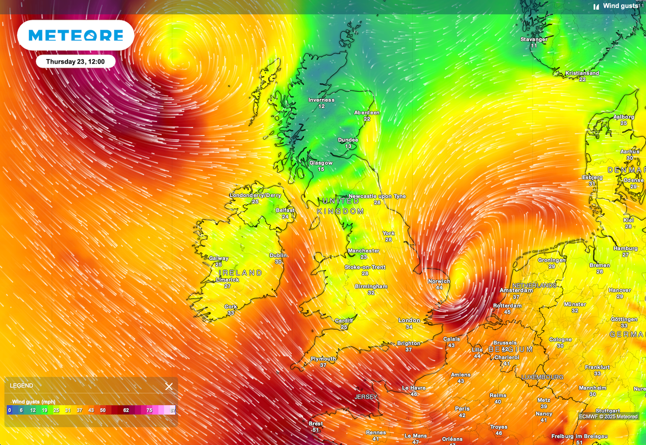 Met office issues yellow weather warnings across Britain, how long will ...