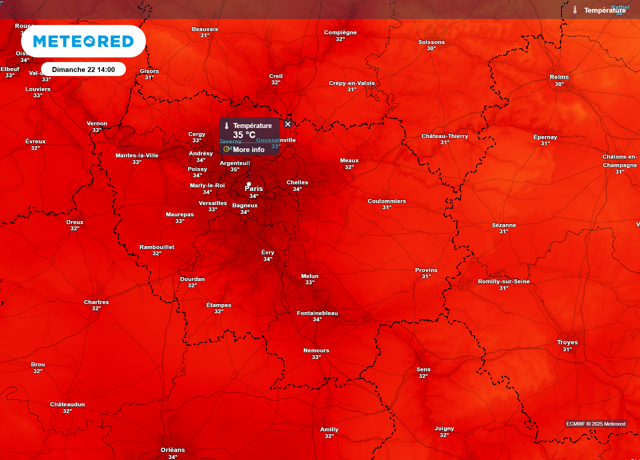 Météo à Paris et en Île-de-France : une vague de chaleur en vue avec ...