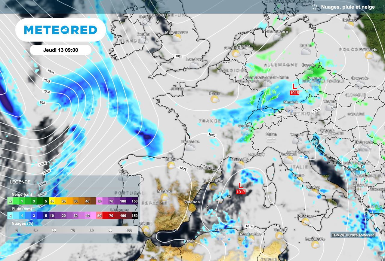 Météo : de nouvelles pluies attendues ce jeudi et même de la neige en ...