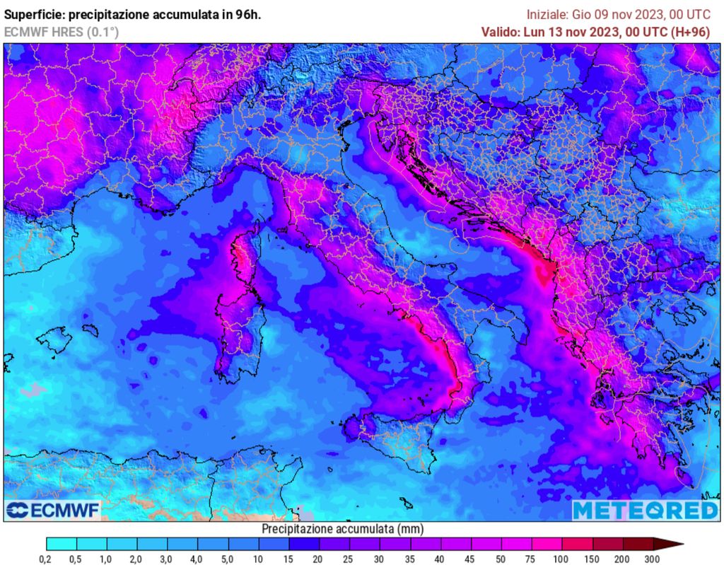 Meteo: in arrivo piogge da nord a sud fino al week-end e neve sulle Alpi