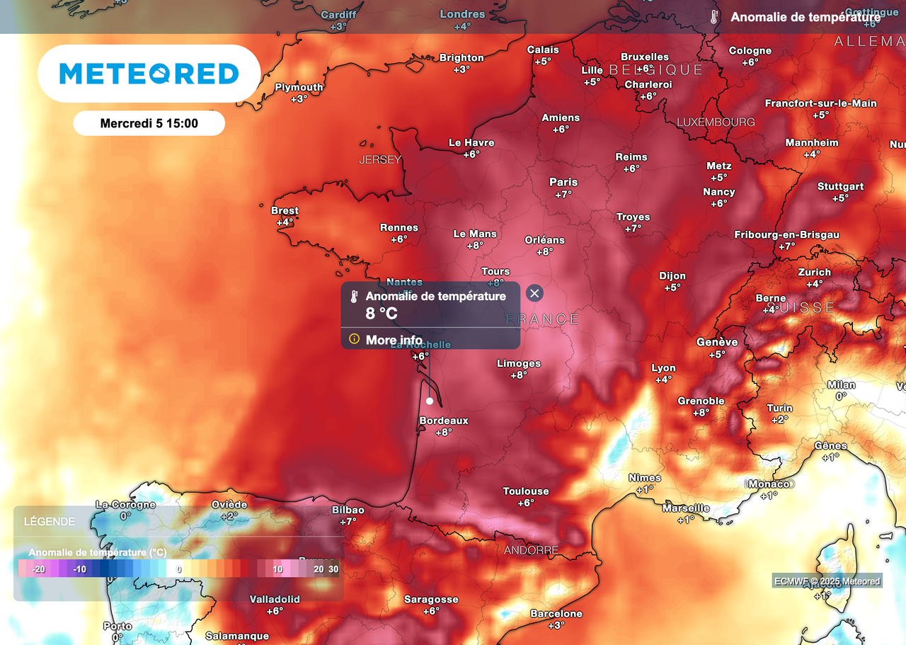 Météo : l'anticyclone des Açores va souffler le chaud sur la France ...
