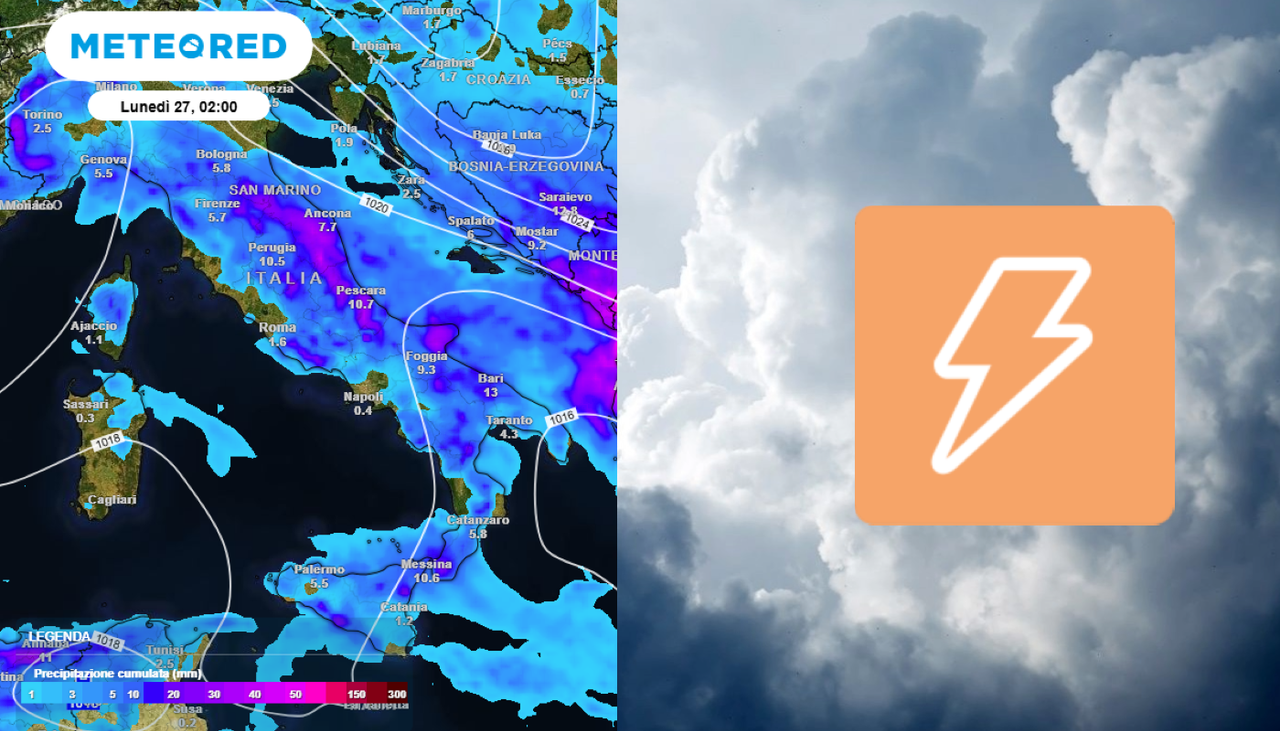 Allerta Meteo: forti temporali nel pomeriggio di oggi, ecco le aree più ...