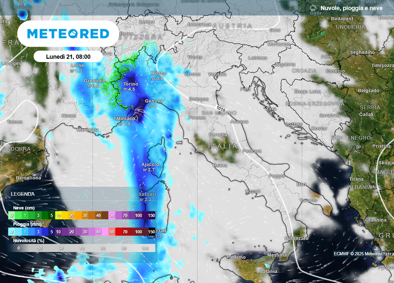 Meteo Pasqua e Pasquetta, la conferma dai modelli di Meteored: pioverà in queste regioni
