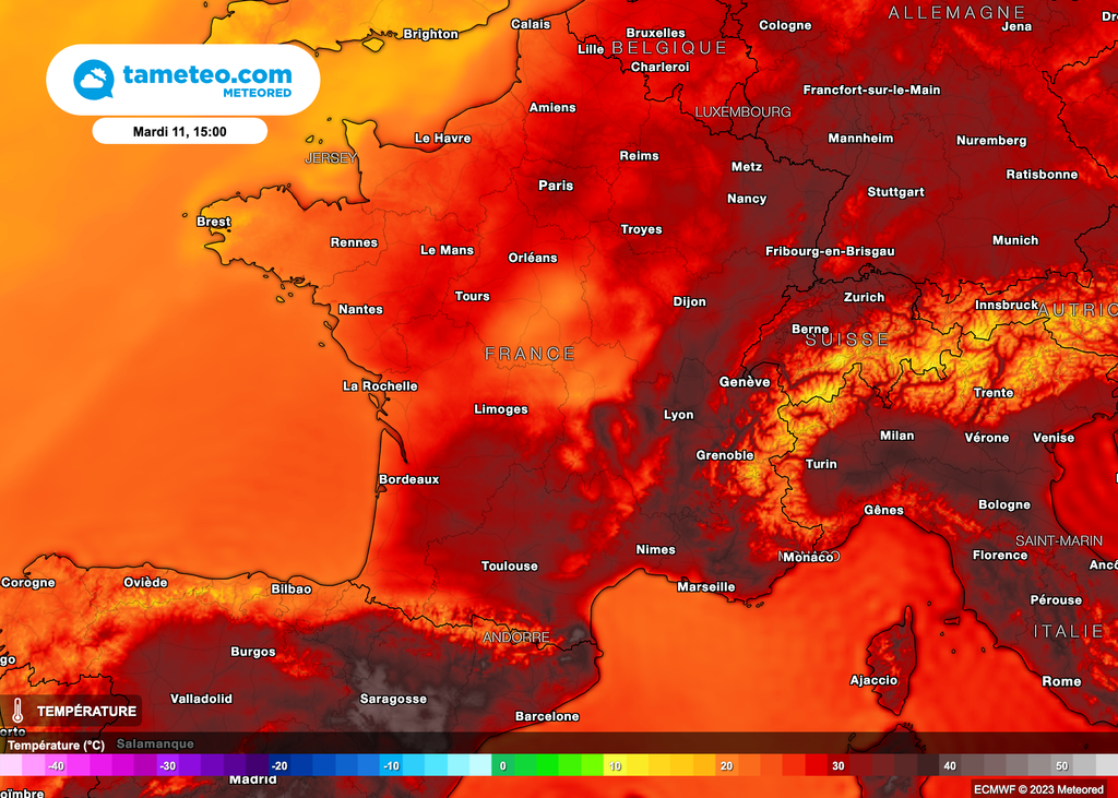 Météo : quelles régions concernées par les violents orages et les températures caniculaires ...