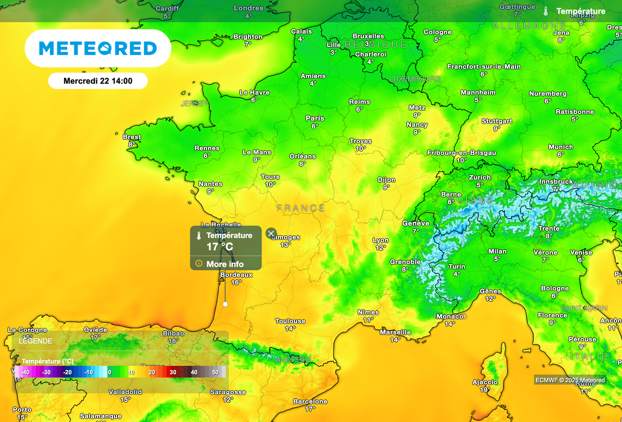 Météo : nos cartes confirment une forte hausse des températures en ...