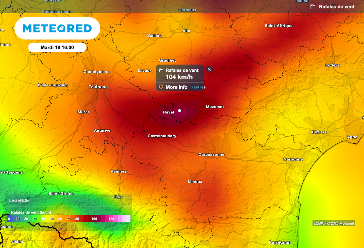 Météo : tempête de vent d'autan dans le sud de la France ! Quelles ...