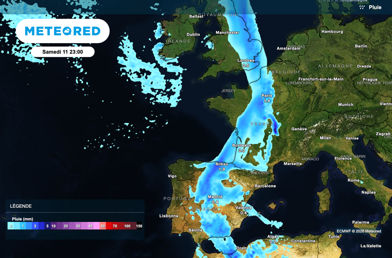 Météo : vers un retour de la pluie en France accompagné d’une chute des ...