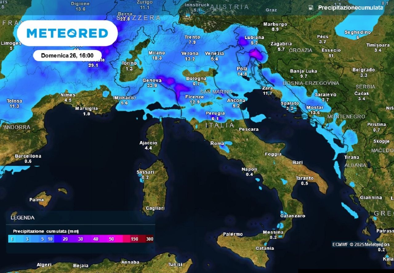 Il meteo nel fine settimana: ultime piogge al Centro-Nord e da domani assaggio di primavera in ...