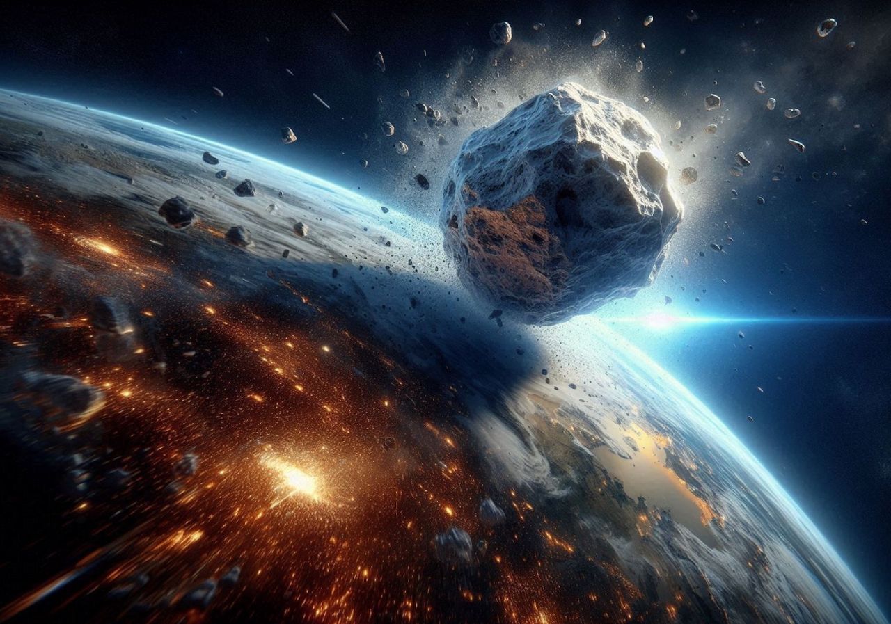 Meteorito gigante, maior que o dos dinossauros, impulsionou a vida na ...