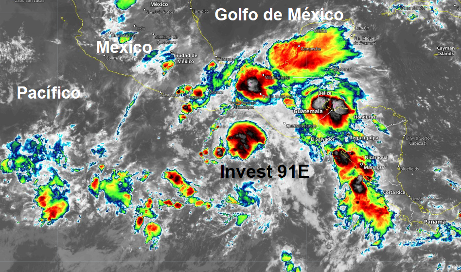 México y la primera tormenta tropical de la temporada del Pacífico