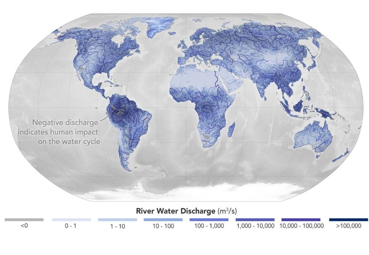 Freshwater Map Of The World