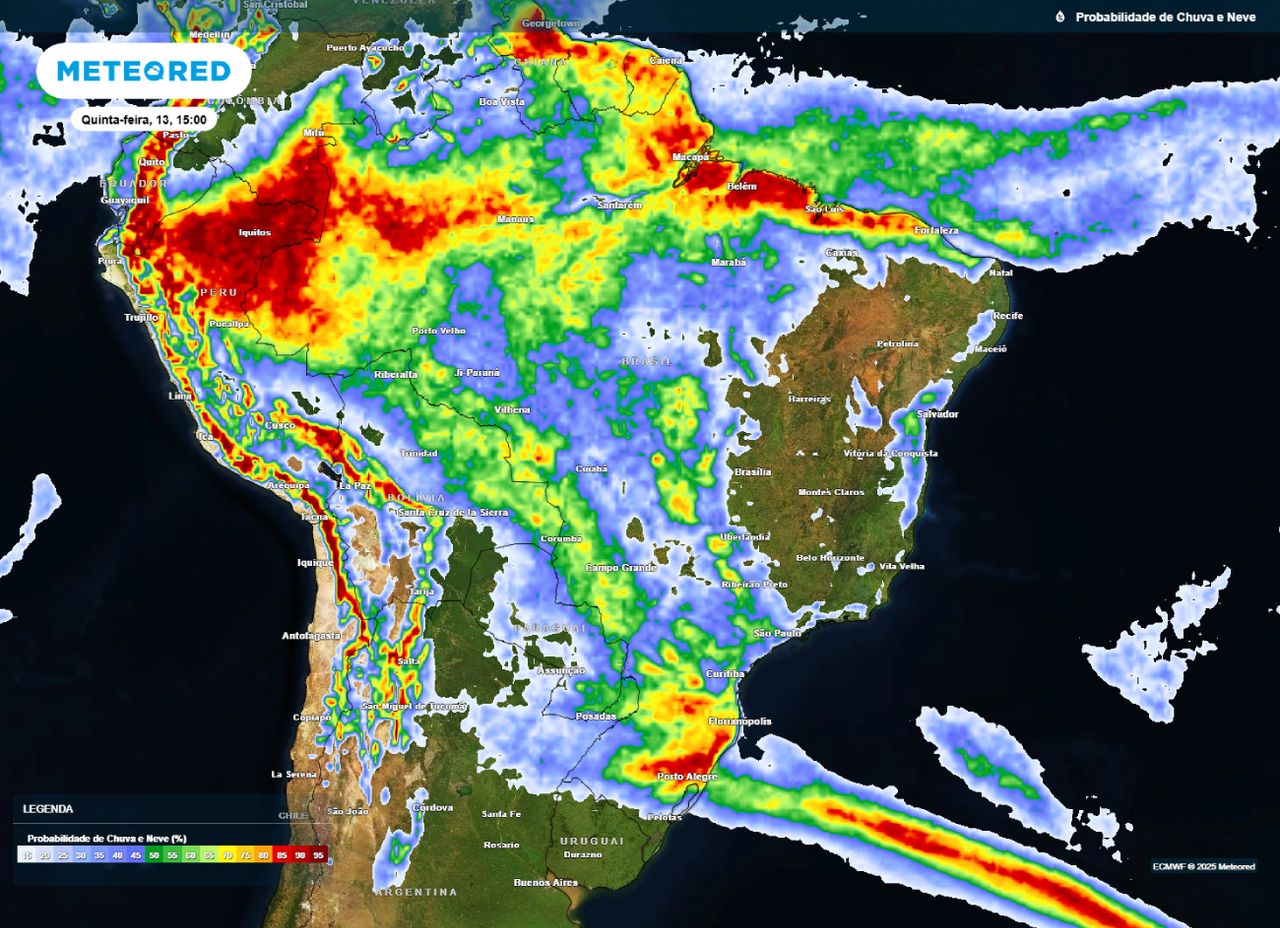Nesta quinta-feira, as chuvas aumentam em boa parte do Brasil: INMET ...