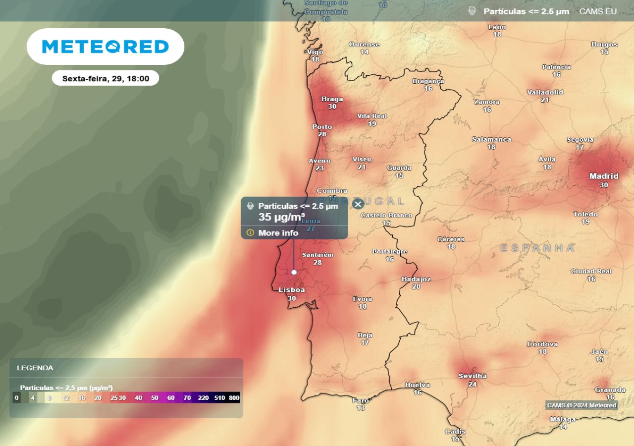 Tempo em Portugal este fim de semana: mapas da Meteored revelam as ...