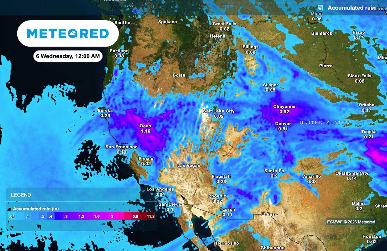 Next Storm System In California To Bring Widespread Showers and More ...
