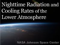 Nighttime Radiation and Cooling of the Lower Atmosphere