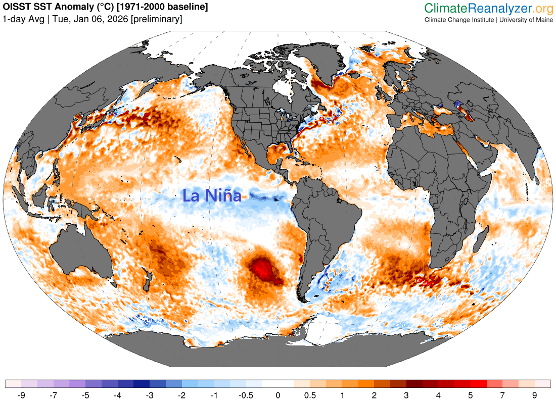 Les experts de la NOAA anticipent l’actuel épisode de La Niña et ...