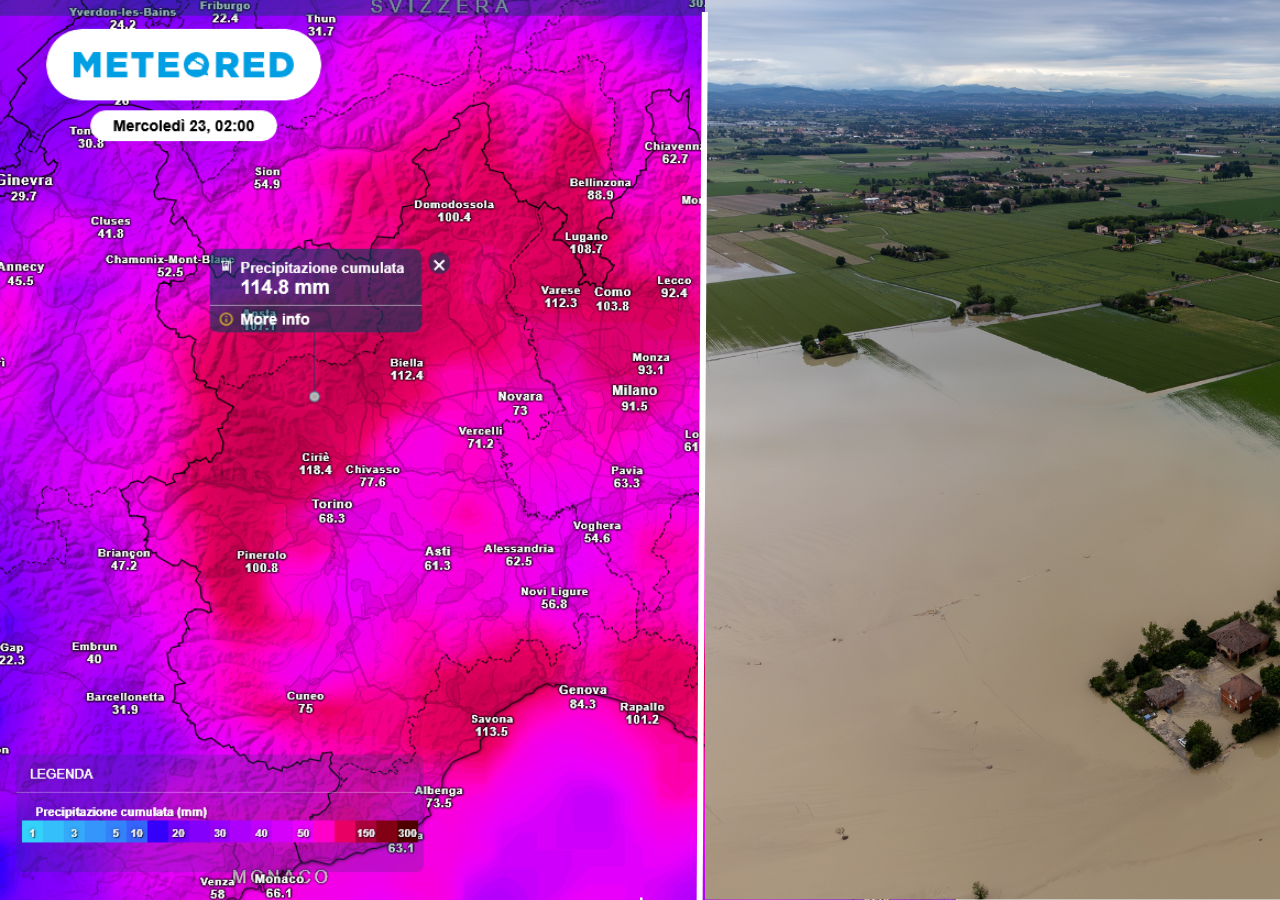Nord-ovest in ginocchio per il maltempo, nuove forti piogge imminenti: scatta l'allerta rossa in ...