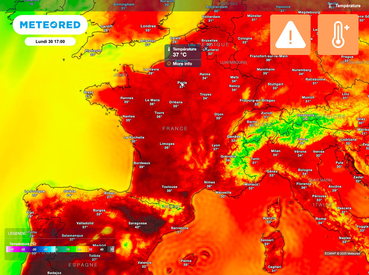 Nouveau dôme de chaleur en vue sur la France, combien de temps va durer ...