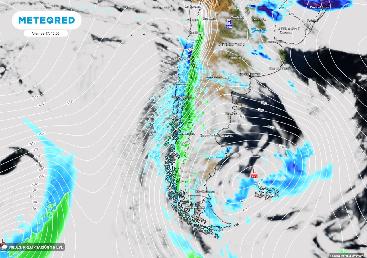 ¡November rain! Río atmosférico potencia las lluvias que caerán sobre ...