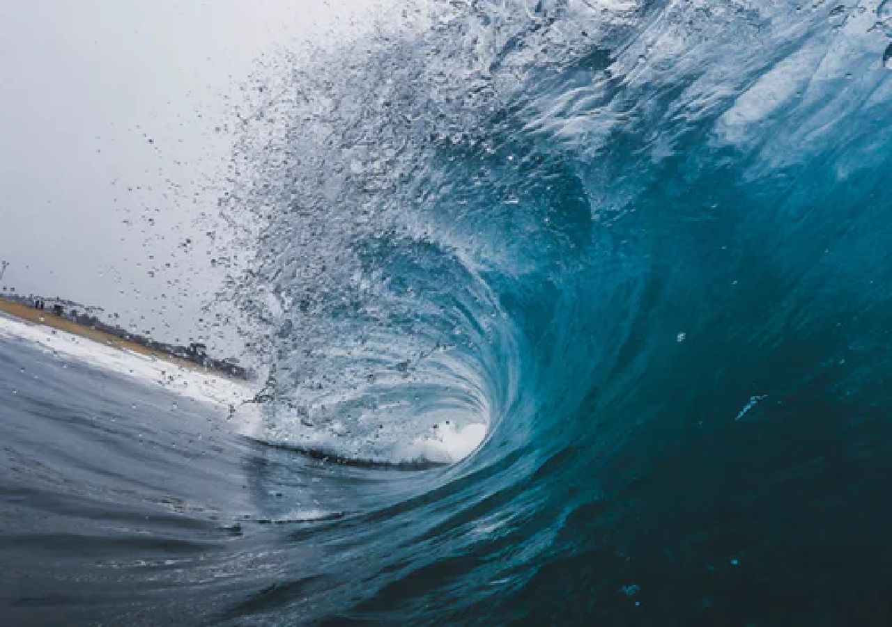 O efeito do vento no oceano