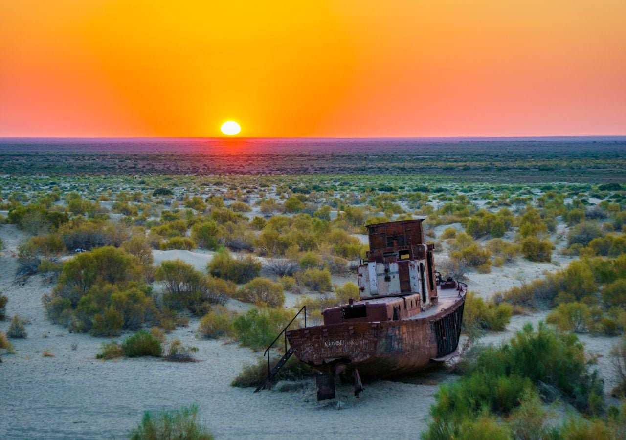El mar de Aral ha desaparecido y ahora la tierra se eleva: un estudio ...