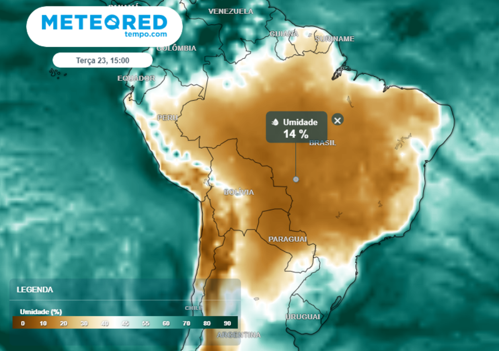 Onda De Calor E Seca Extrema Atingem O Centro Norte Do Brasil índices