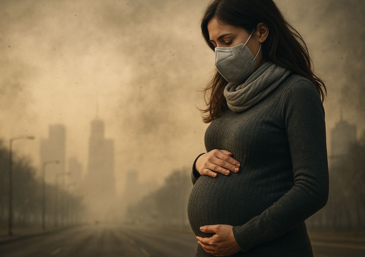 Overlooked molecule may be behind air pollution danger for pregnancies