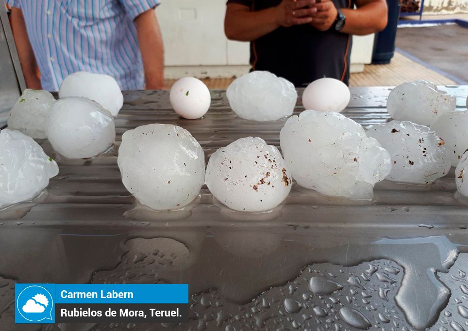 ¿Qué hubo detrás de este terrible pedrisco caído ayer en Teruel?