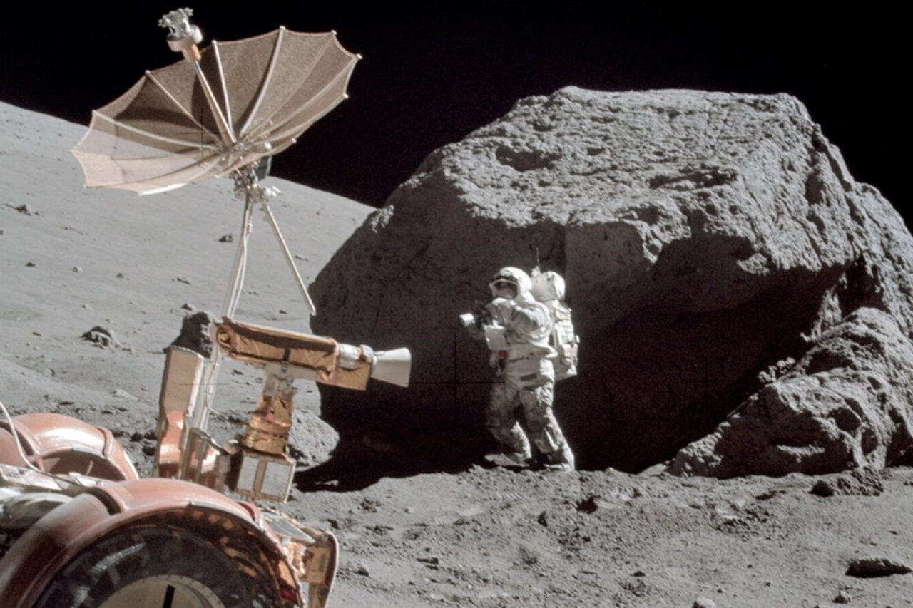 Nova análise de amostras da Lua da Apollo 17 pode contar uma nova ...