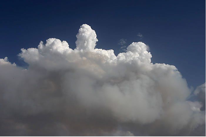 Pirocúmulos desde satélite