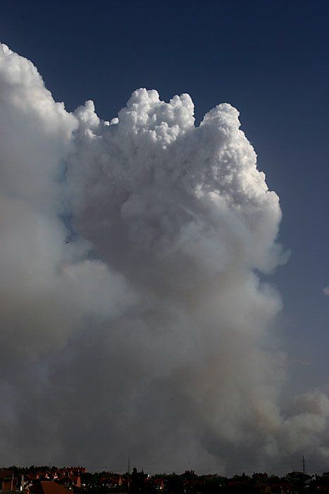 Pirocúmulos desde satélite