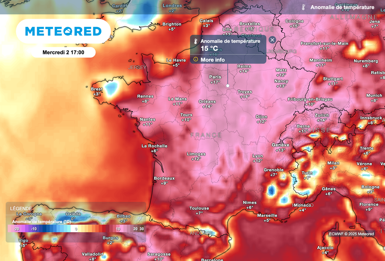 Plus de 40°C en France : Météo-France place 53 départements en ...