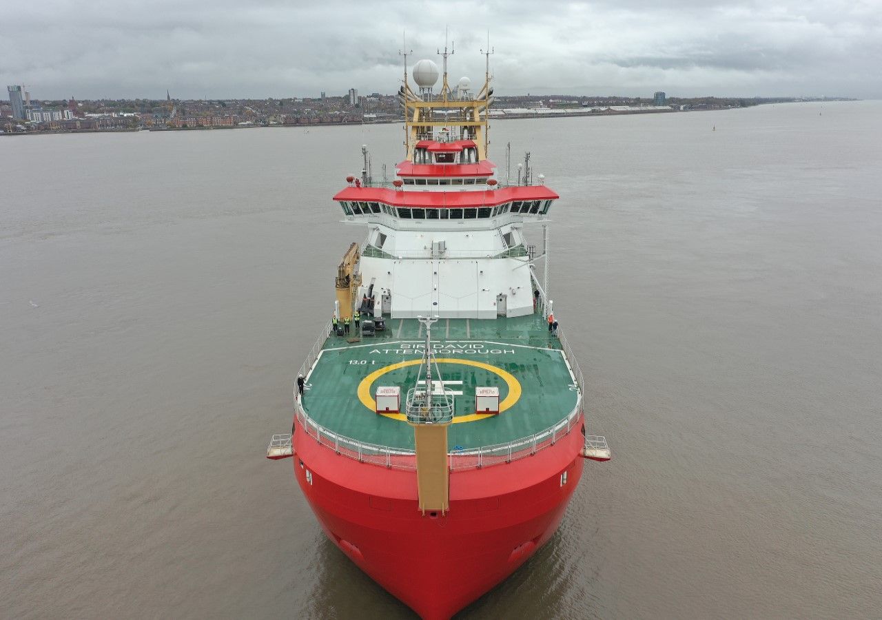 Polar ship named after David Attenborough readies for maiden voyage