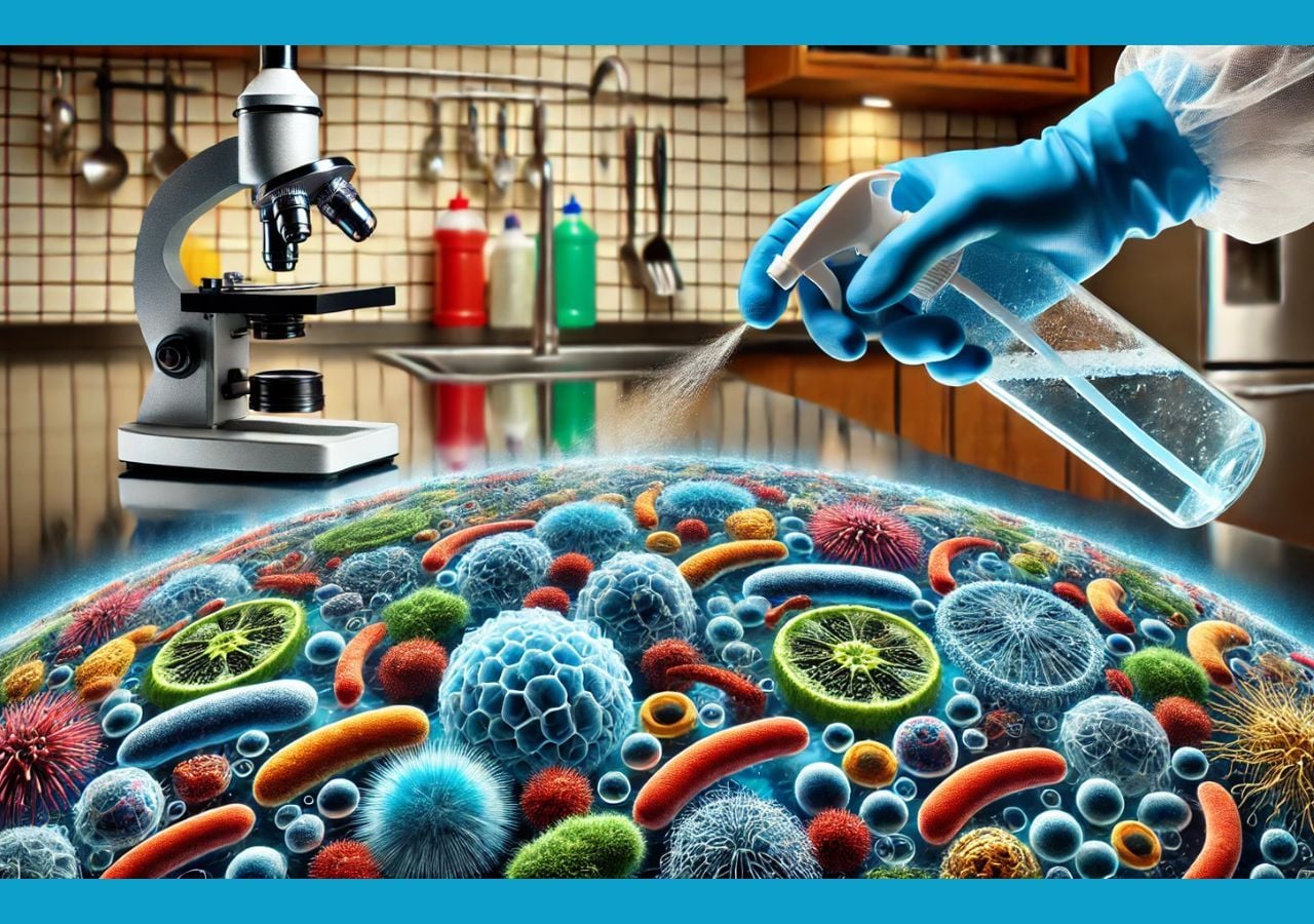 Why disinfectants never kill 100% of germs? Scientists have the answer