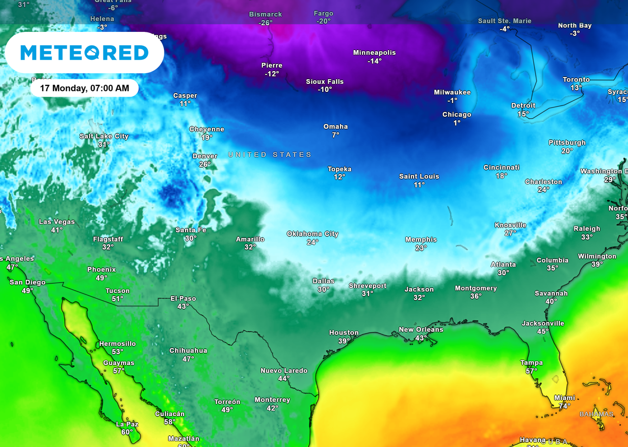 Potential Arctic blast could bring bitter cold and snow to the Central ...