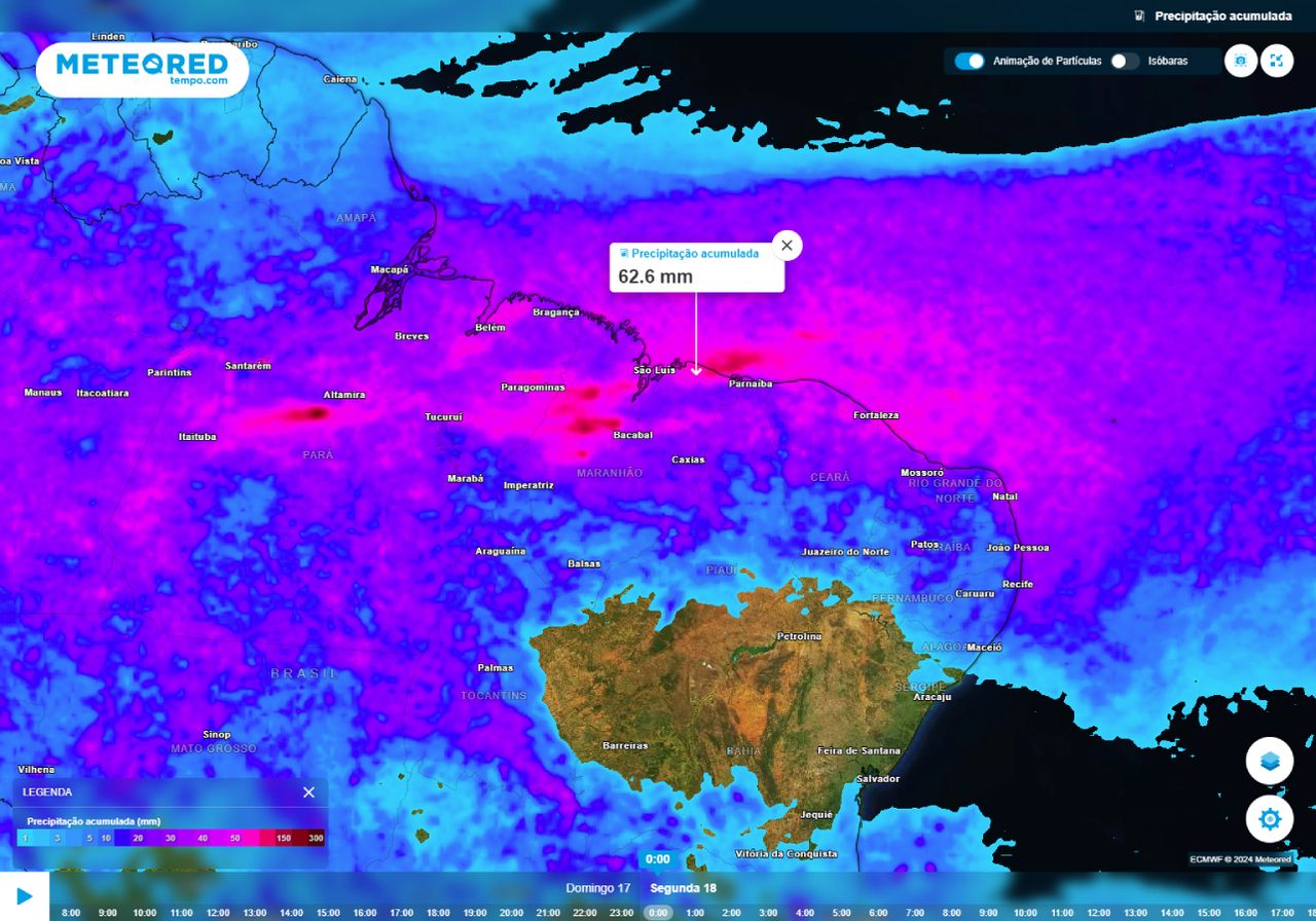 O fim de semana no Nordeste do Brasil: ZCIT continua provocando e ...