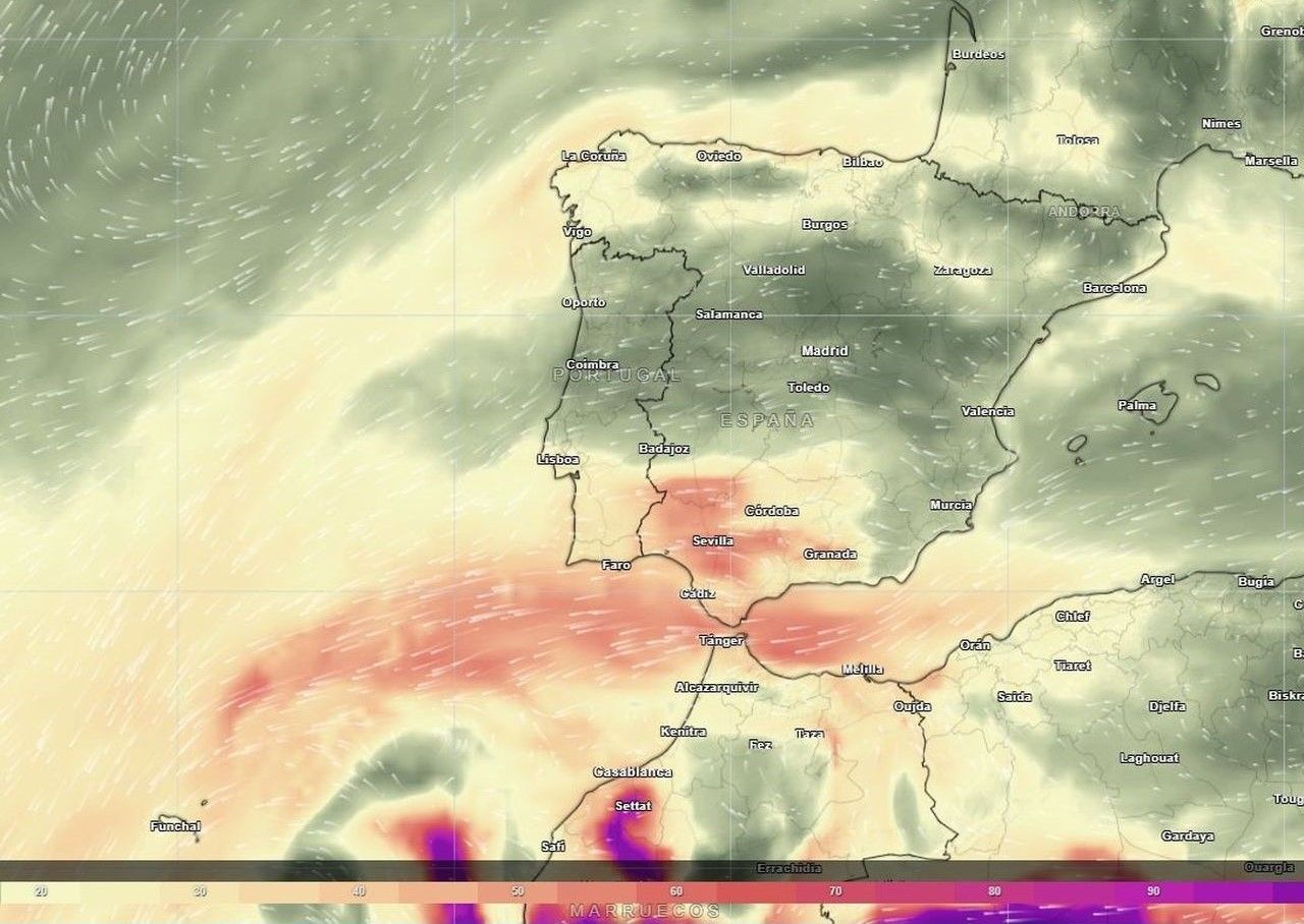 Se prevé un gran episodio de calima en la Península. La AEMET ya avisa