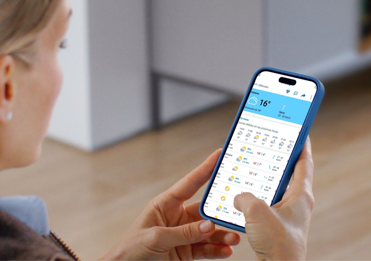 Qué significa el porcentaje de lluvia en una aplicación del tiempo