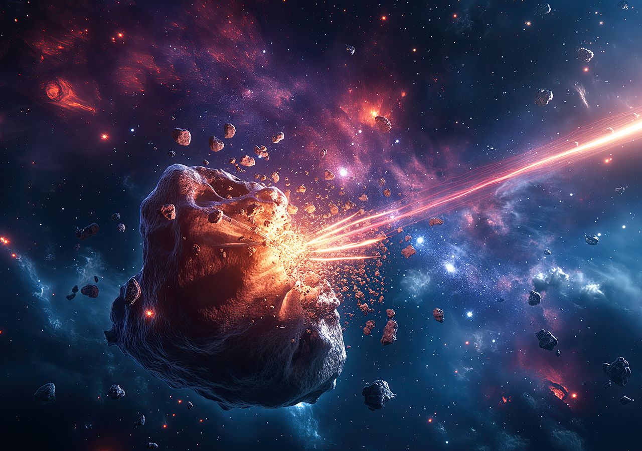 Los científicos descubren cómo los rayos X pueden desviar asteroides de ...