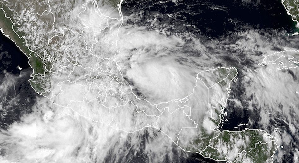 Regiones propensas al impacto de ciclones tropicales en México