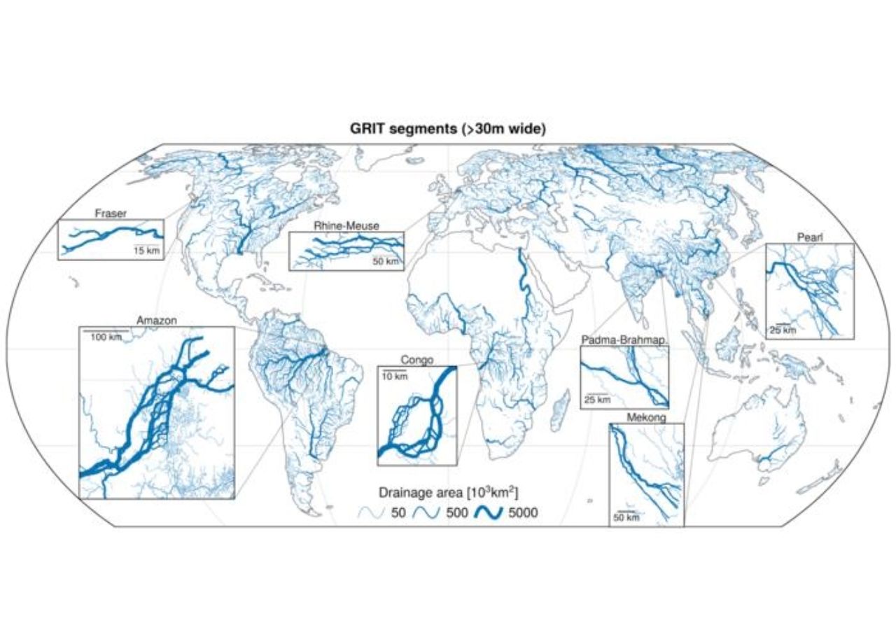 New map shows the world's rivers and how these networks really 'go with ...
