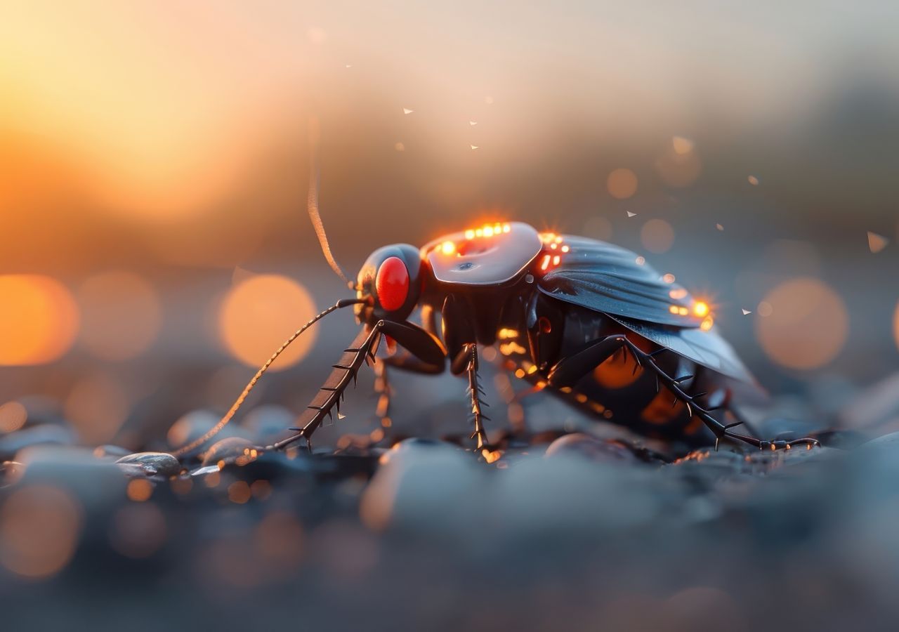 Researchers develop cyborg cockroach that can be guided using UV light