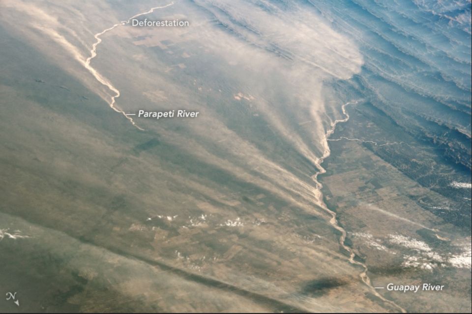 Ríos arenosos en Bolivia