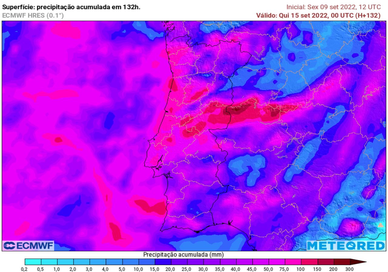 Riscos e impactos do forte temporal de chuva que chegará a Portugal