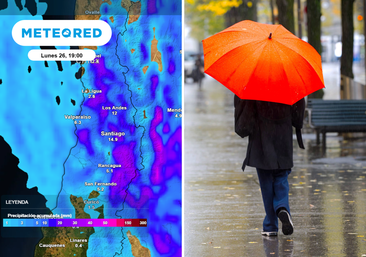 Santiago activa el paraguas: lluvias llegan este domingo y ya tienen ...