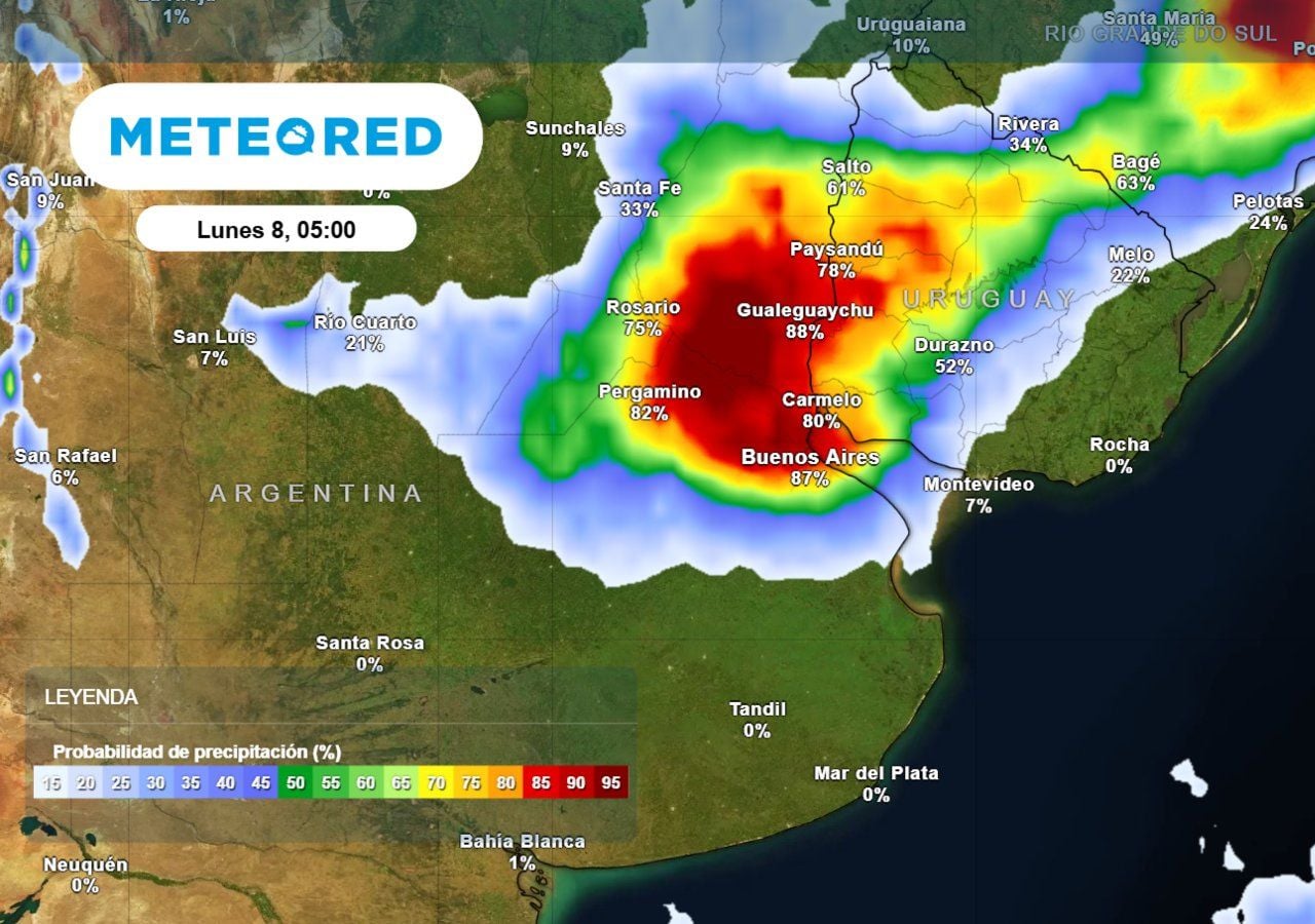 Se aproximan las lluvias intensas a Buenos Aires: alerta por hasta 60 ...