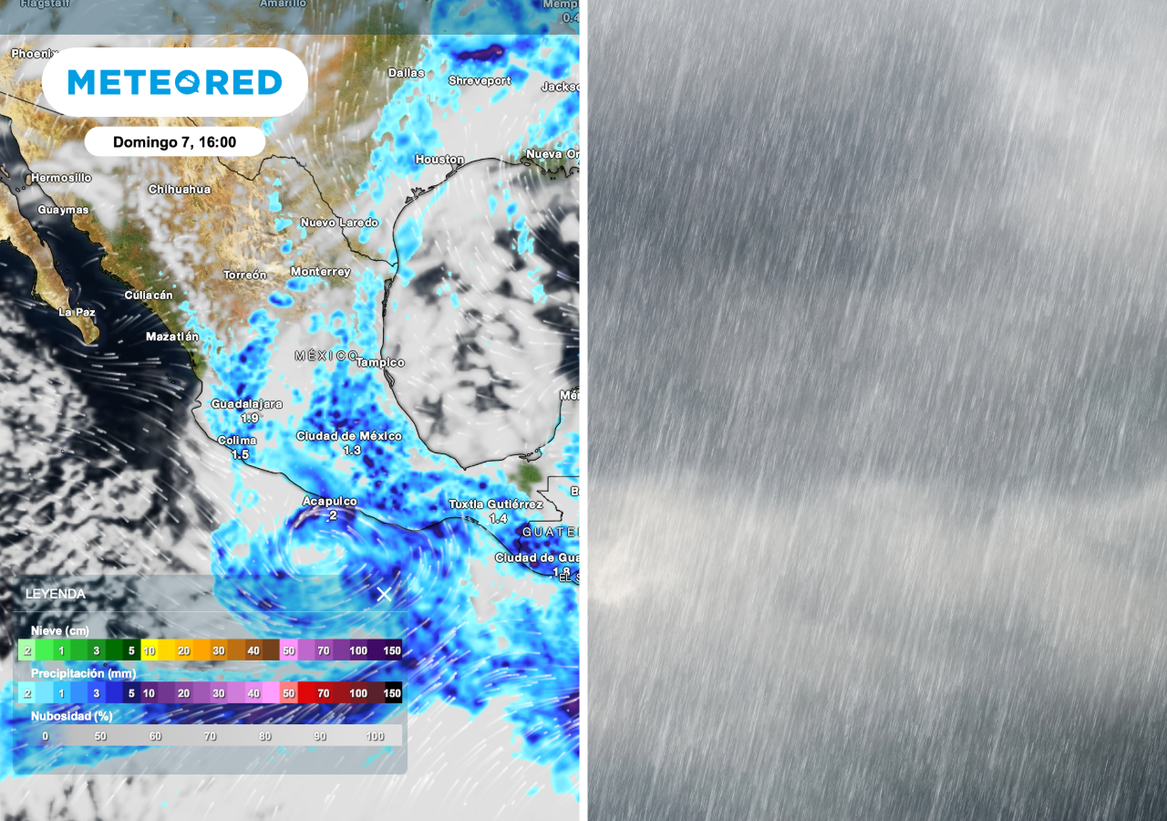 Se intensifica temporal de lluvias en México por posible ciclón ...