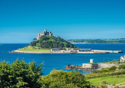 Large Island Off Cornwall