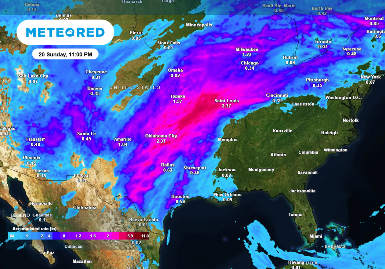 Severe Storms and Flooding Threat in the South-Central U.S. This Weekend